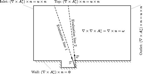 Schematic Of The Domain And The Simulation Setup Of The Vector