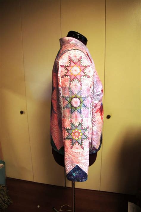 Tabula Rasa Quilted Jacket With Feathered Star Embroidery