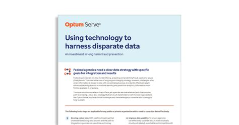 steps to harness disparate data for federal agencies