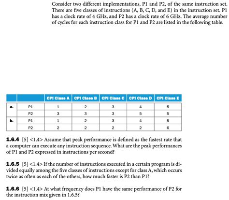 Solved Consider Two Different Implementations Pl And P2 Of