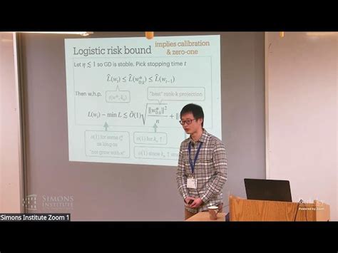 Free Video Benefits Of Early Stopping In Gradient Descent For Overparameterized Logistic