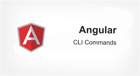 Angular 8 Cli Commands Coderglass