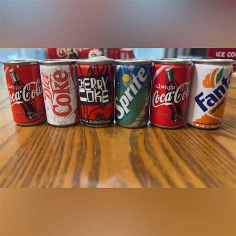Other Mini Soda Can Collection 6 Cans Poshmark