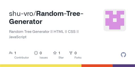 Github Shu Vrorandom Tree Generator Random Tree Generator Html