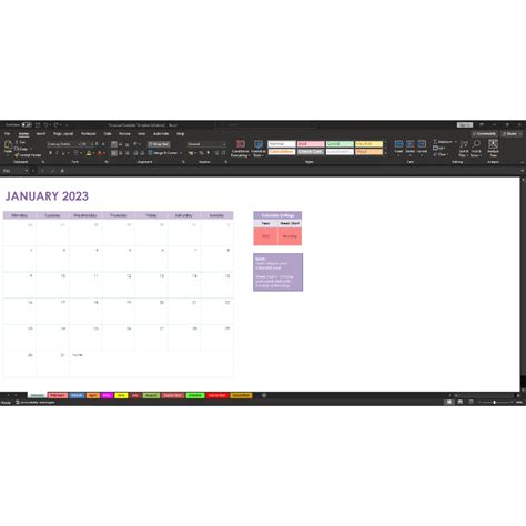 Excel Template Perpetual Calendar Format Template Free 12 In 1