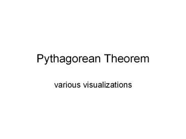 PPT Pythagorean Theorem PowerPoint Presentation Free To Download Id C NzUzN