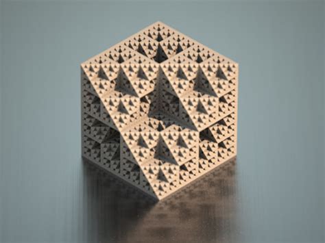 Octahedron Sierpinski Fractal 3ds