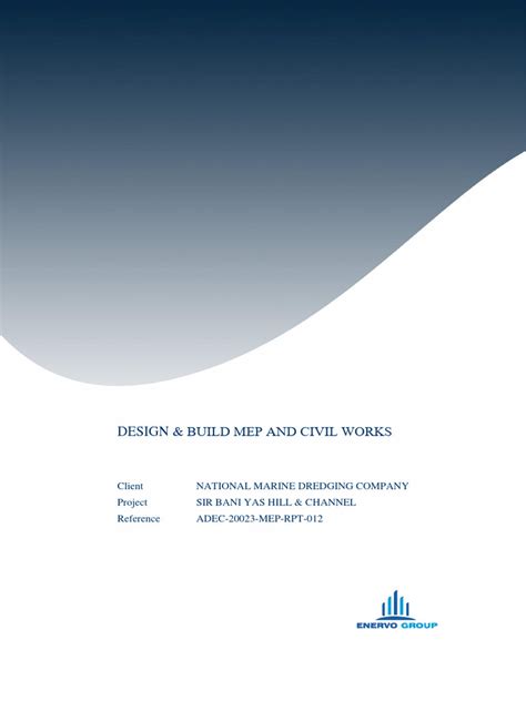 design and build mep and civil works for new jetty at sir baniyas island