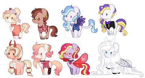 Hazbin Hotel X Mlp Crackship Adopts Open 1 Left By Princess Kitsune