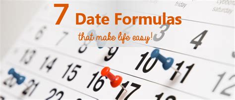 7 Date Formulas That Make Life Easy Goodly