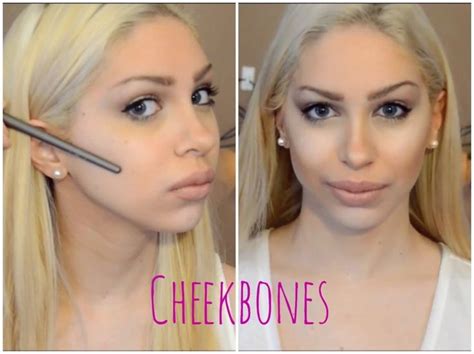 How To Emphasize Your Cheekbones Cheekbones Contouring And Highlighting Highlighter