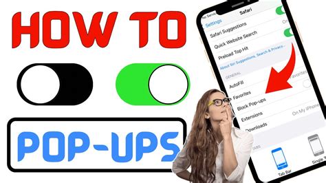 How To Turn On Off Pop Ups On Safari In IPhone IOS YouTube