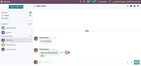 Overview Of Odoo 16 Discuss App