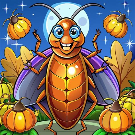 Cockroach In Halloween Commemoration Premium Ai Generated Vector