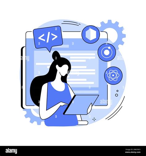 Cross Platform Frameworks Abstract Concept Vector Illustration