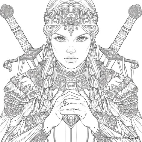 Warrior Coloring Pages Free And Printable