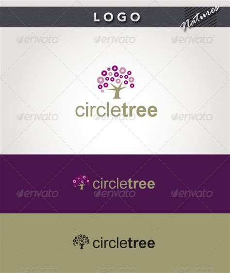 Circle Tree Logo Tree Logos Natural Logo Circle Logo Design