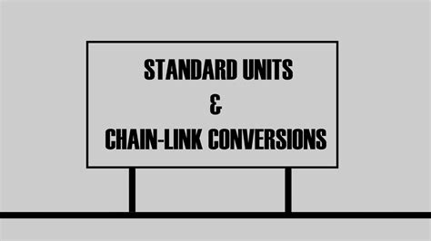 Chain Link Conversion Method At Carlos Snyder Blog
