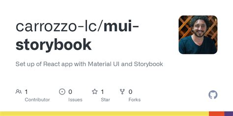 Github Carrozzo Lcmui Storybook Set Up Of React App With Material Ui And Storybook