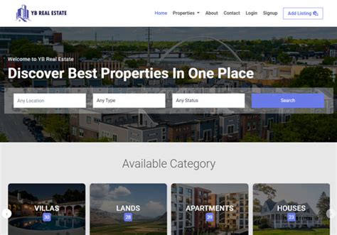 Real Estate Property Listing Project In Laravel