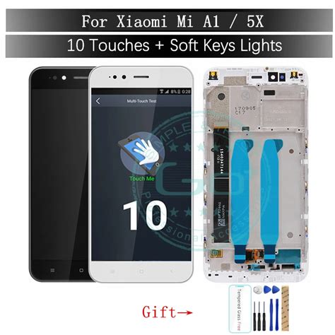 Xiaomi Mi A Lcd Display With Frame Touch Panel Screen Xiaomi A X Lcd Digitizer Replacement