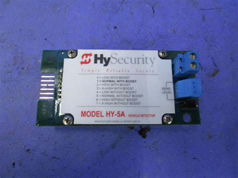 New Hysecurity Vehicle Loop Detector Sensor Hy 5a 1 Y Warranty