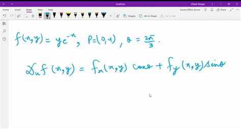 SOLVED:Find the directional derivative of f at the given point in the direction indicated by the ...