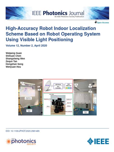High Accuracy Robot Indoor Localization Scheme Based On Robot Operating System Using Visible