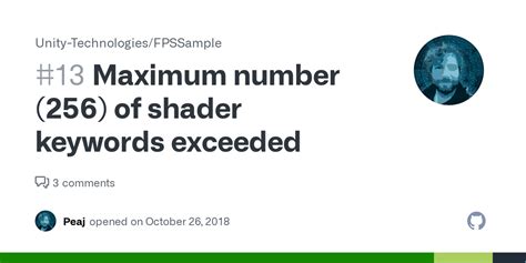 Maximum Number 256 Of Shader Keywords Exceeded · Issue 13 · Unity