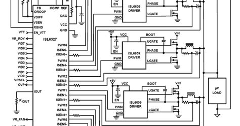 Isl6327 Enhanced 6 Phase Pwm Controller With 8 Bit Vid Code And