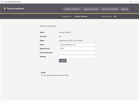 Github Tanvirsojalcourse Management System Javafx Software Mainly
