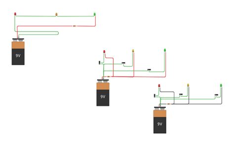 Circuit Design Rangkaian 1 Tinkercad