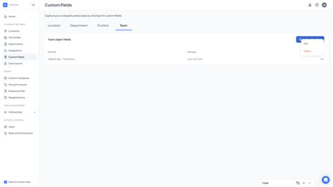 Creating Custom Fields