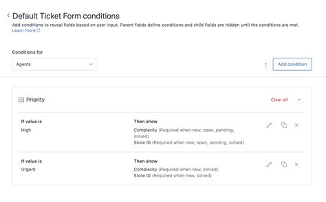 Making Conditional Ticket Fields Required Zendesk Help