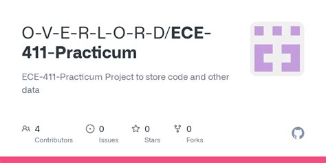 github o v e r l o r d ece 411 practicum ece 411 practicum project