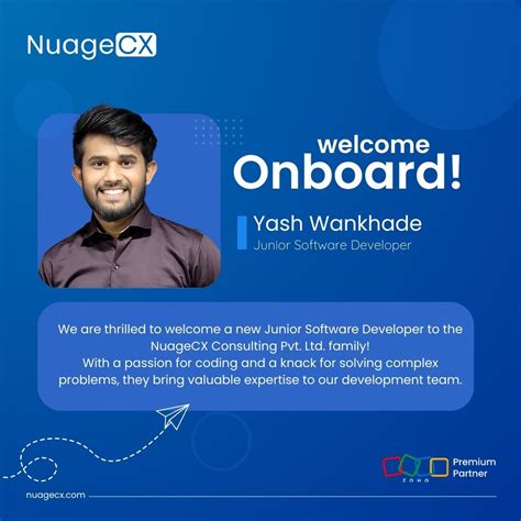 Nuagecx 🎉 Welcome Aboard 🚀 We Are Thrilled To Welcome A New Software