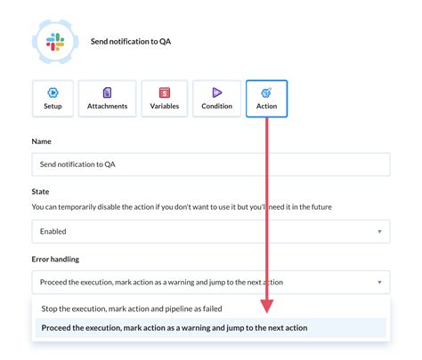 New Feature Handling Errors In Actions