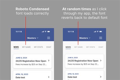 Font Issue Roboto Condensed Reverts To Default Font Ask Us Anything
