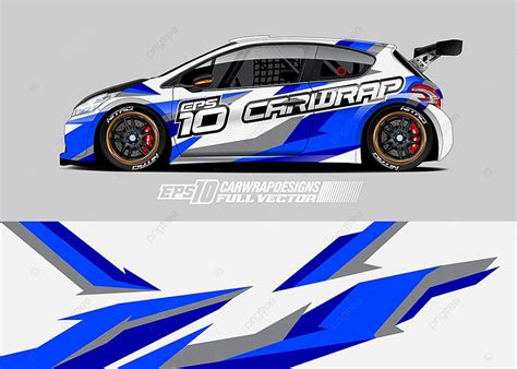 Race Car Graphic Livery Design Vector Mockup Template Download On Pngtree