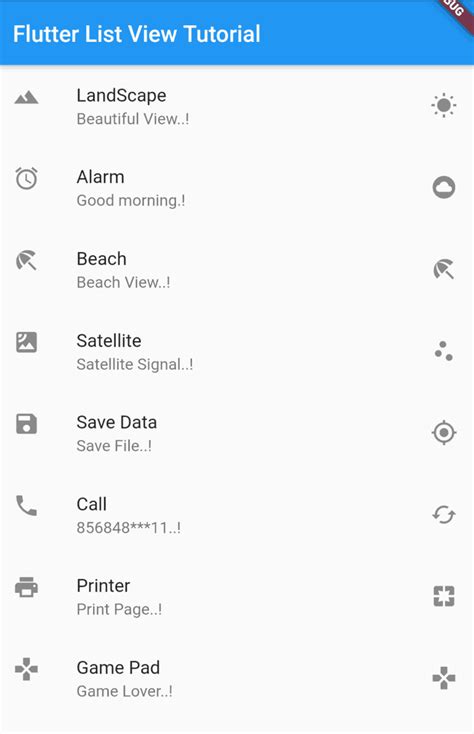 How To Create Listview In Flutter Flutter Listview Tutorial Using Dart