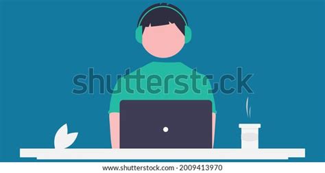 Coding Concept Illustration This Illustration Uses Stock Vector