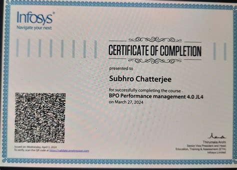 subhro chatterjee on linkedin i have completed my training on