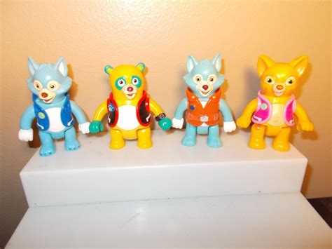 Disney Special Agent Oso Action Figure Lot Of 4 Wolfie Oso Dotty