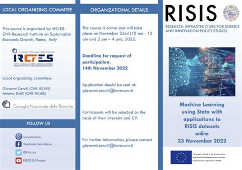 RISIS Online Training On Machine Learning Using Stata With Applications