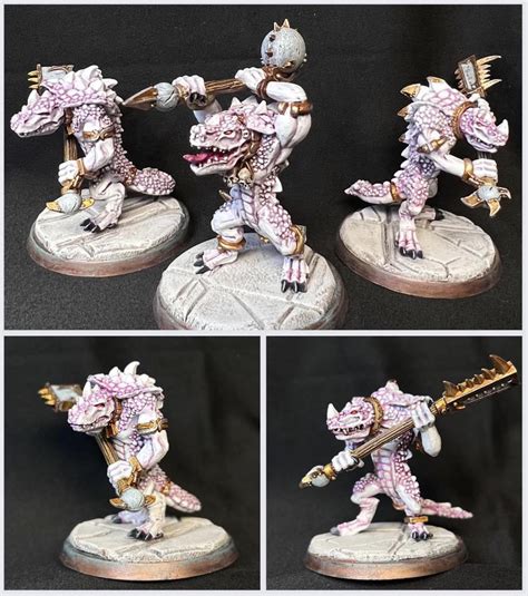 Albino Kroxigor Smash Rageofsigmar