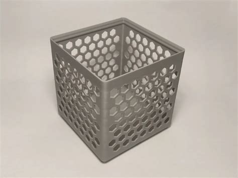 Gridfinity Bin 2x2 Tall Hex Wall Remixed By Levi Moore Makerworld