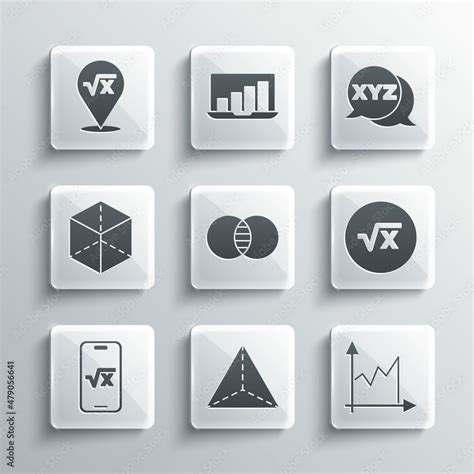 Set Geometric Figure Tetrahedron Graph Schedule Chart Diagram Square Root Of X Glyph