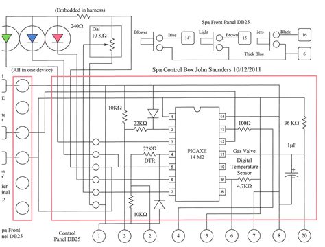 Spa Thermostat Schematics