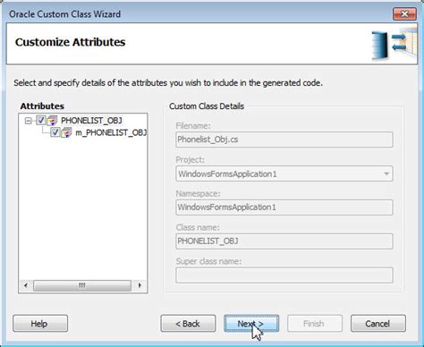 Using Oracle User Defined Types With NET And Visual Studio