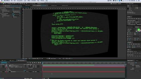 scrolling text after effects template